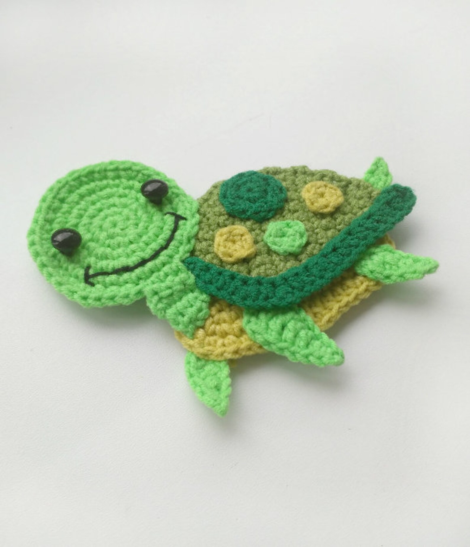PATTERN Turtle Applique Crochet Pattern PDF Sea Creatures - Etsy