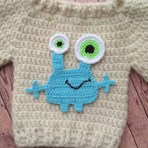 PATTERN Monster Applique Crochet Pattern PDF Instant Download Halloween ...