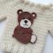 PATTERN Bear Applique Crochet Pattern PDF Woodland Animals - Etsy