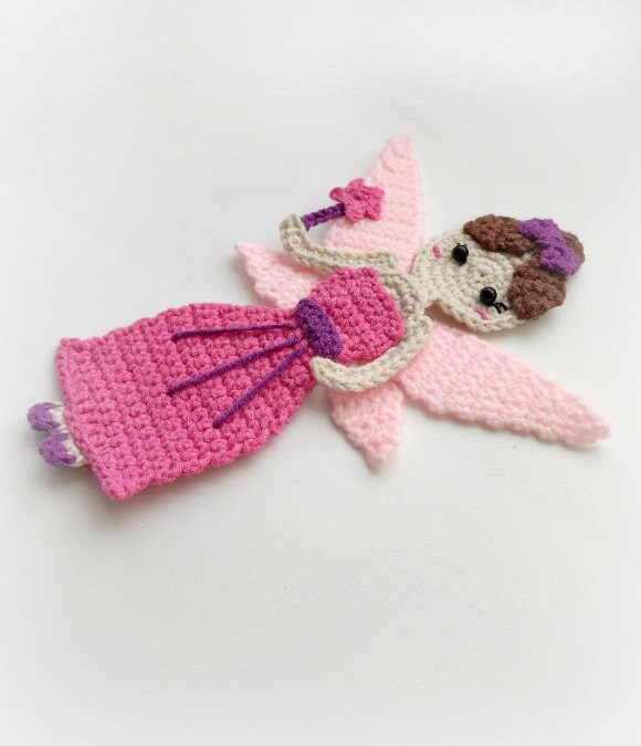 PATTERN Fairy Applique Crochet Pattern PDF Instant Download Baby Shower ...