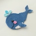 PATTERN Whale Applique Crochet Pattern PDF Sea Creatures Crochet ...