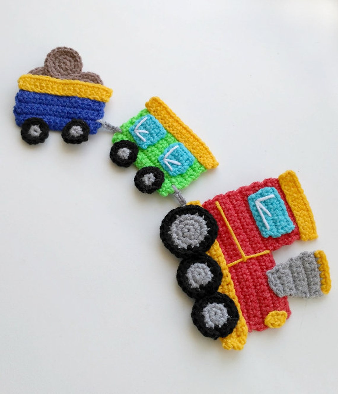 PATTERN Train Applique Crochet Pattern Crochet Transport Pattern ...