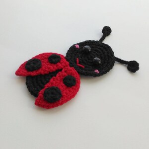 PATTERN Ladybug Applique Crochet Pattern PDF Instant Download Baby ...