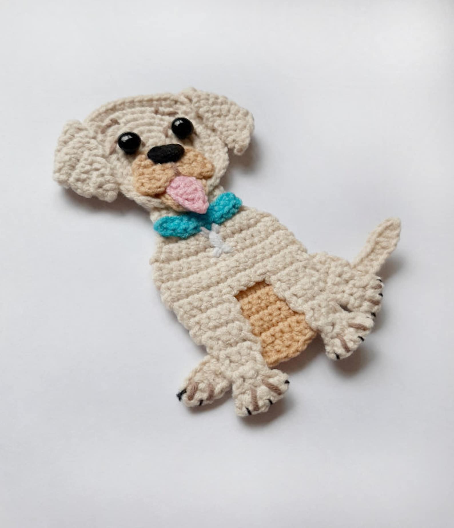PATTERN Labrador Retriever Dog Applique Crochet Pattern PDF Pets Animal ...
