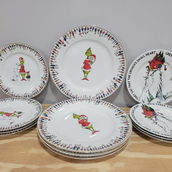 Grinch Plate - Etsy