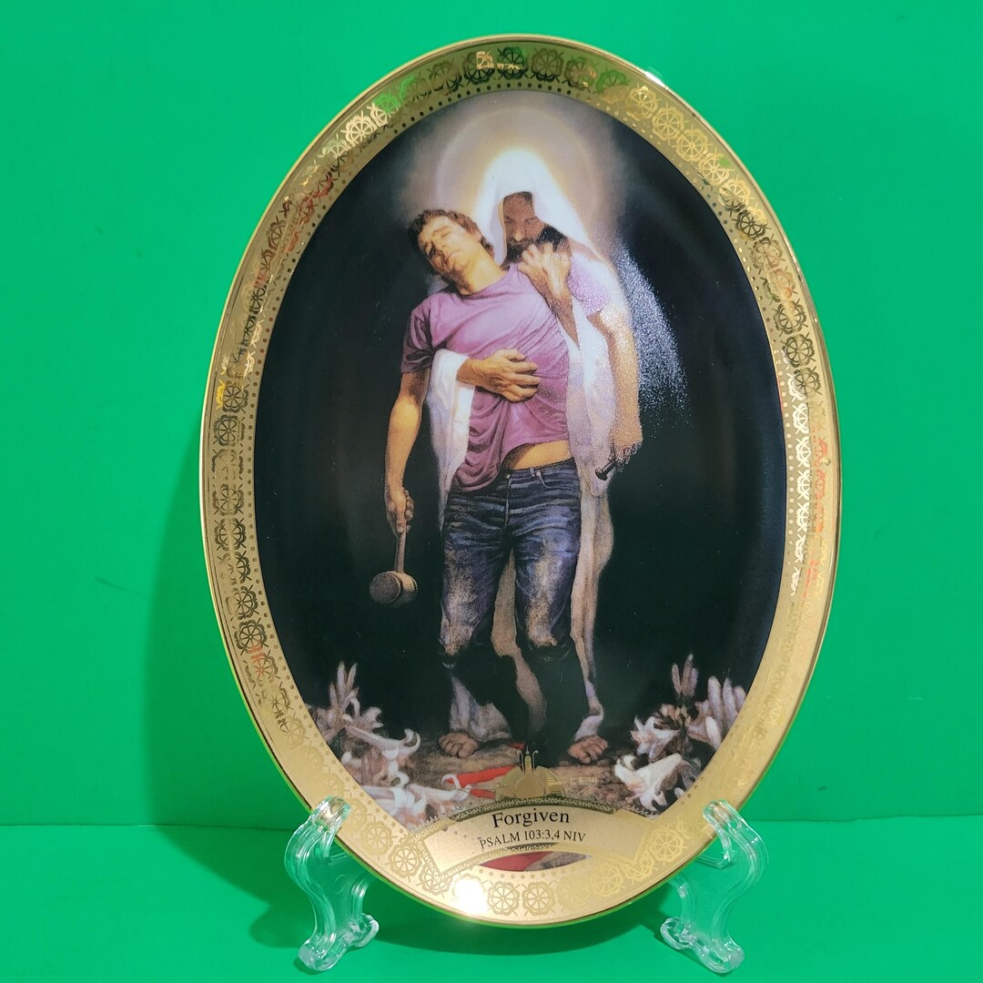 Thomas Blackshear Limited Edition 8" Oval Decorative Plate #forgiven - Etsy