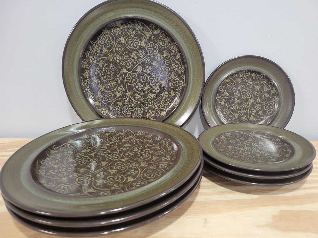 franciscan-usa-madeira-brown-green-earthenware-dinnerware-pick-etsy