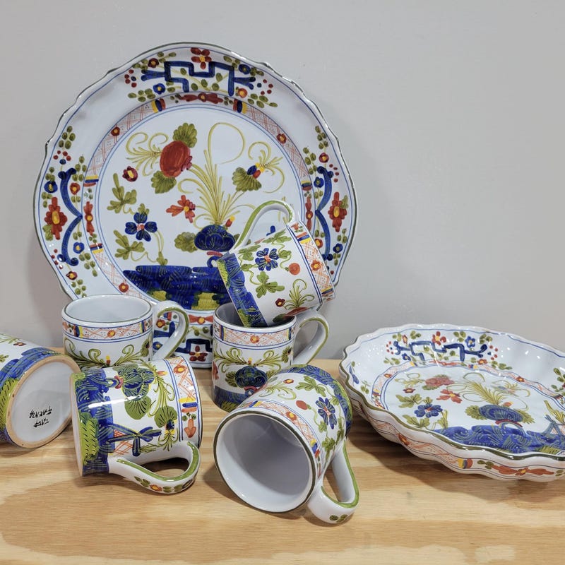 Italian Blue Dinnerware - Etsy