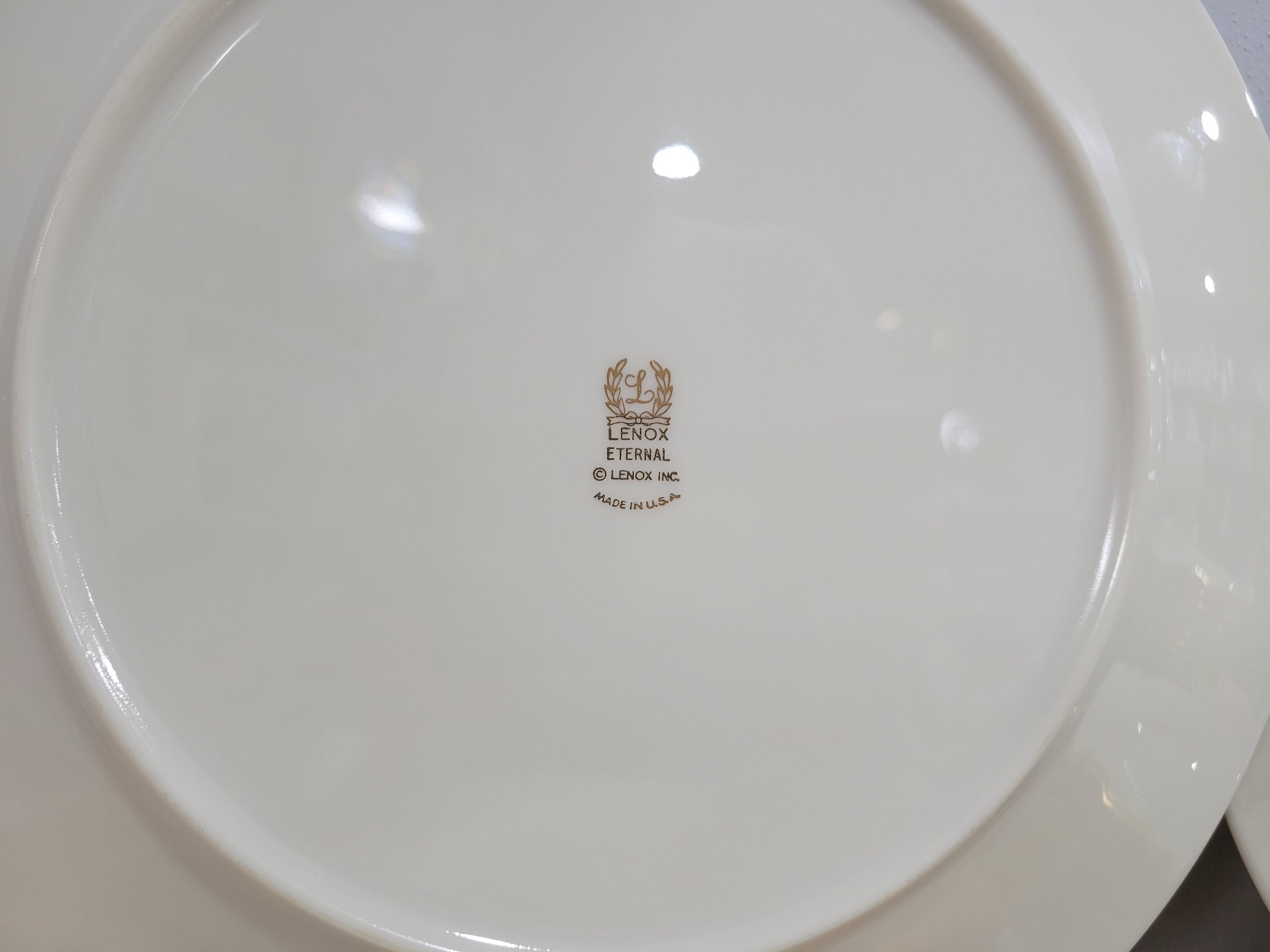 Lenox Eternal China Dinnerware Set - Etsy