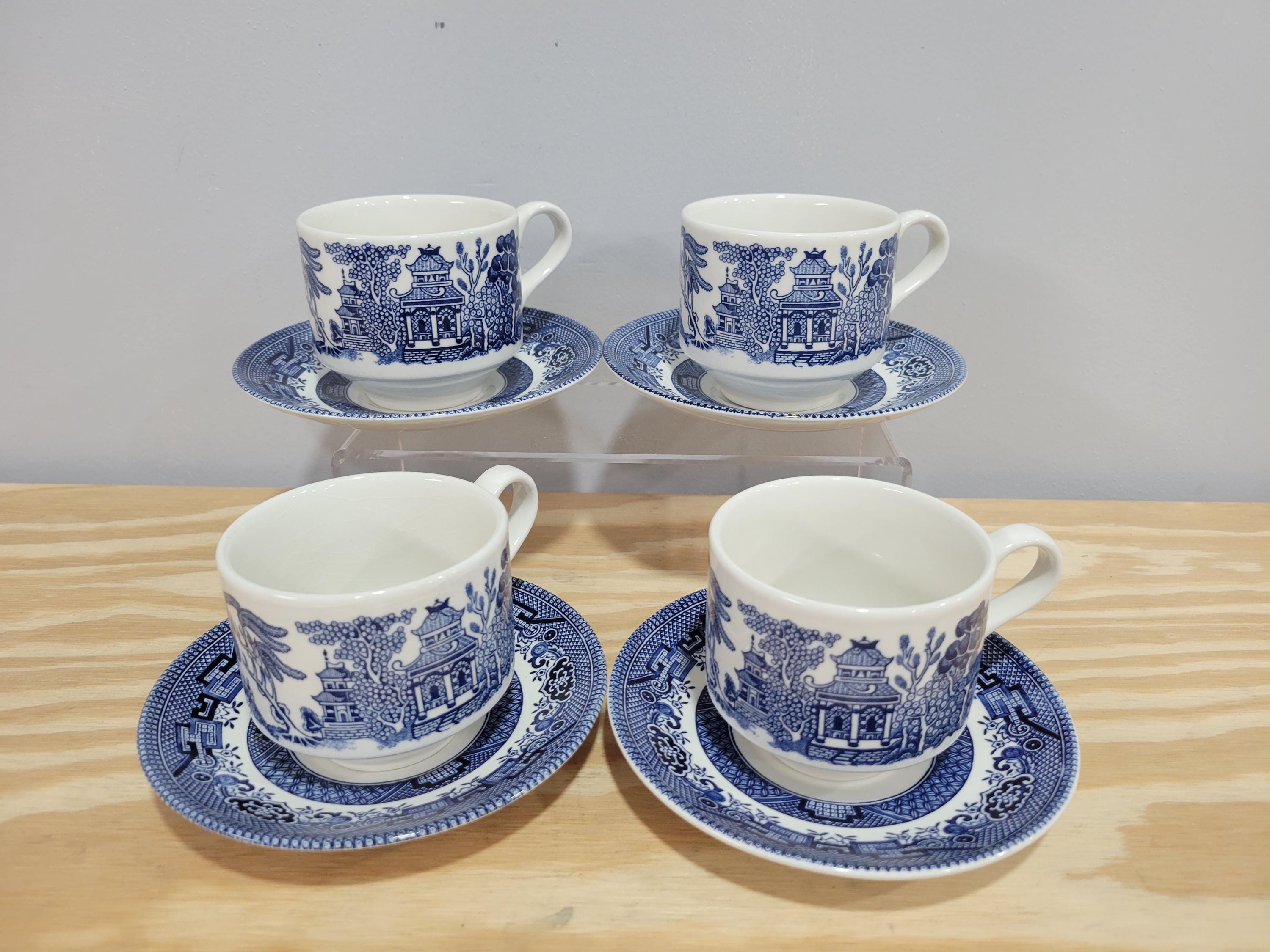 Churchill Blue Willow Dinnerware Set --- PICK - Etsy