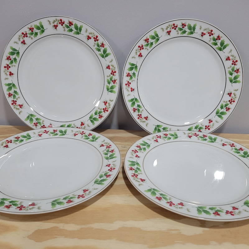 Royal Norfolk Red Plates - Etsy