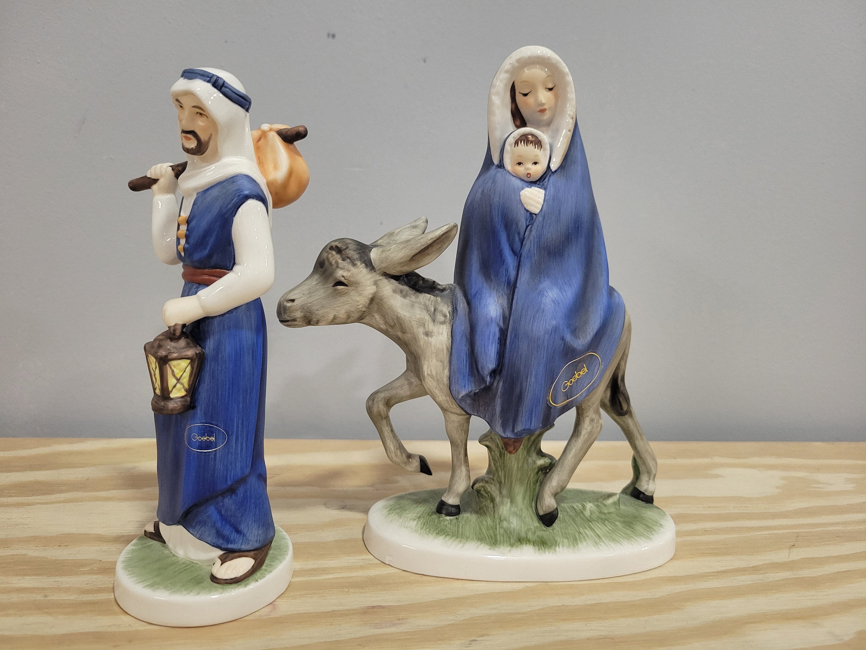 Goebel Nativity Flight Into Egypt Hand-painted Figurines - Etsy