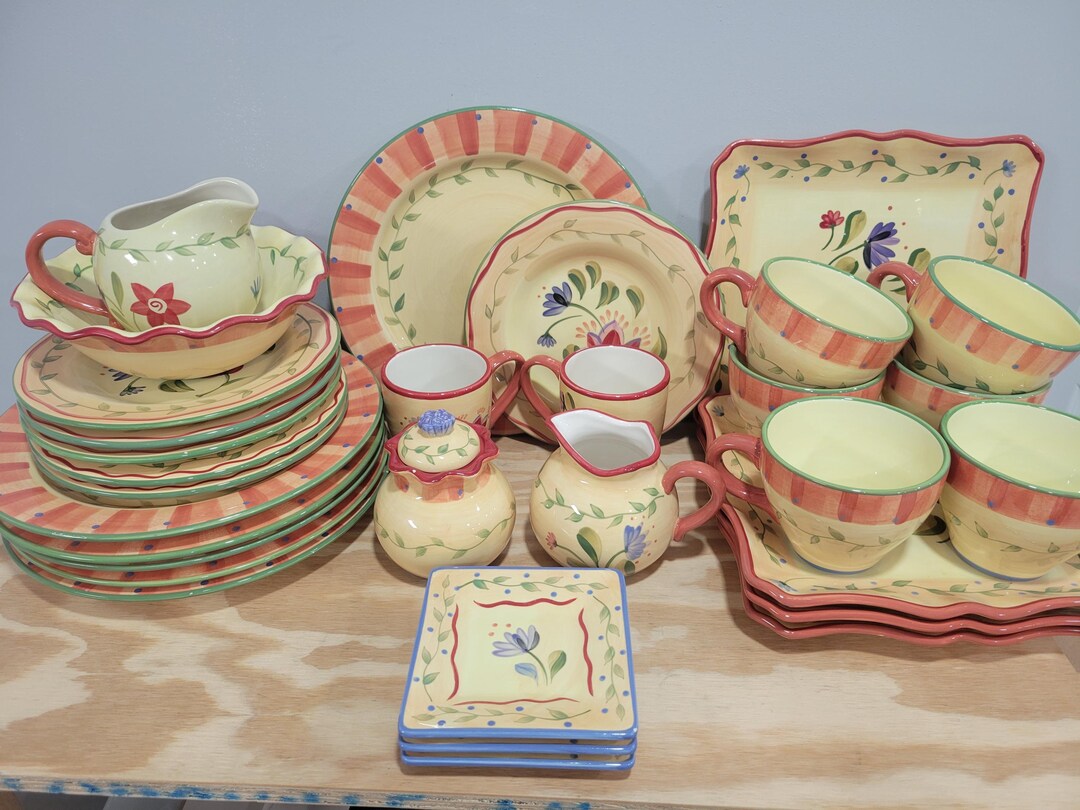 Pfaltzgraff Napoli Stoneware Dinnerware Setting --- PICK--- - Etsy