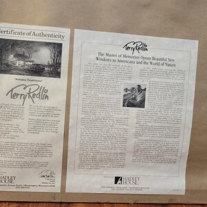 Terry Redlin "autumn Traditions" 41" Limited Edition Framed Print - Etsy