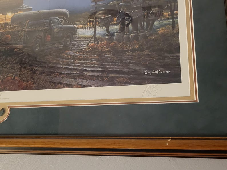 Terry Redlin "autumn Traditions" 41" Limited Edition Framed Print - Etsy