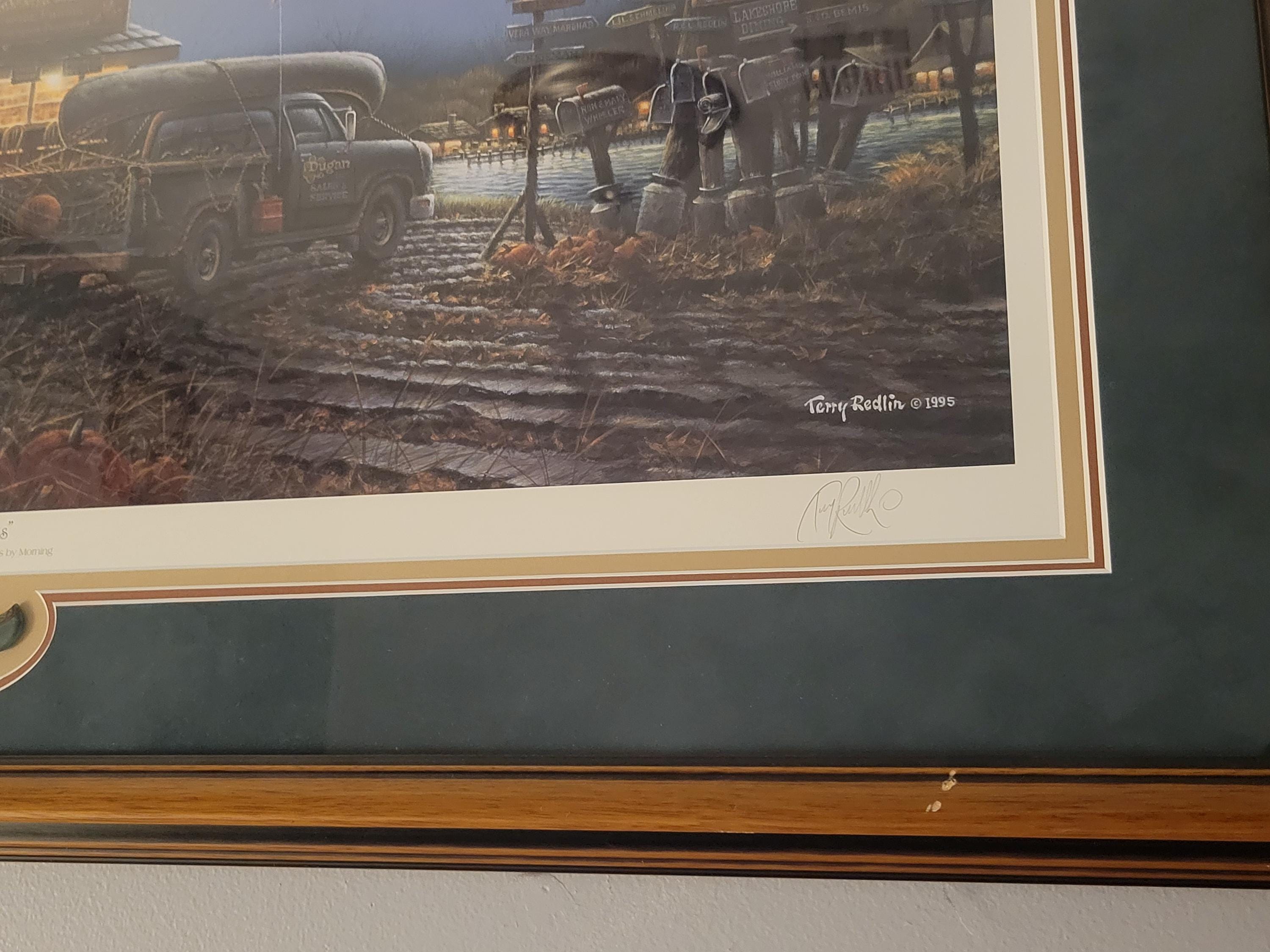 Terry Redlin "autumn Traditions" 41" Limited Edition Framed Print - Etsy