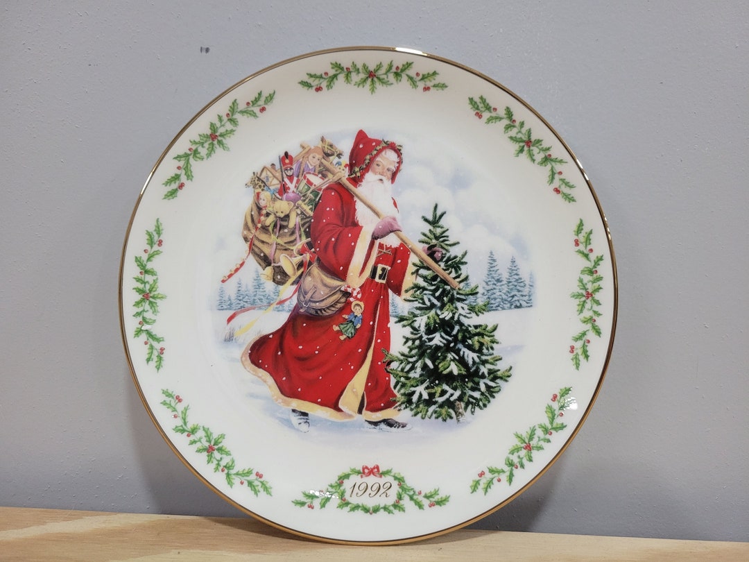 Lenox Limited Edition International Santa Claus Plate Collections 1992 ...