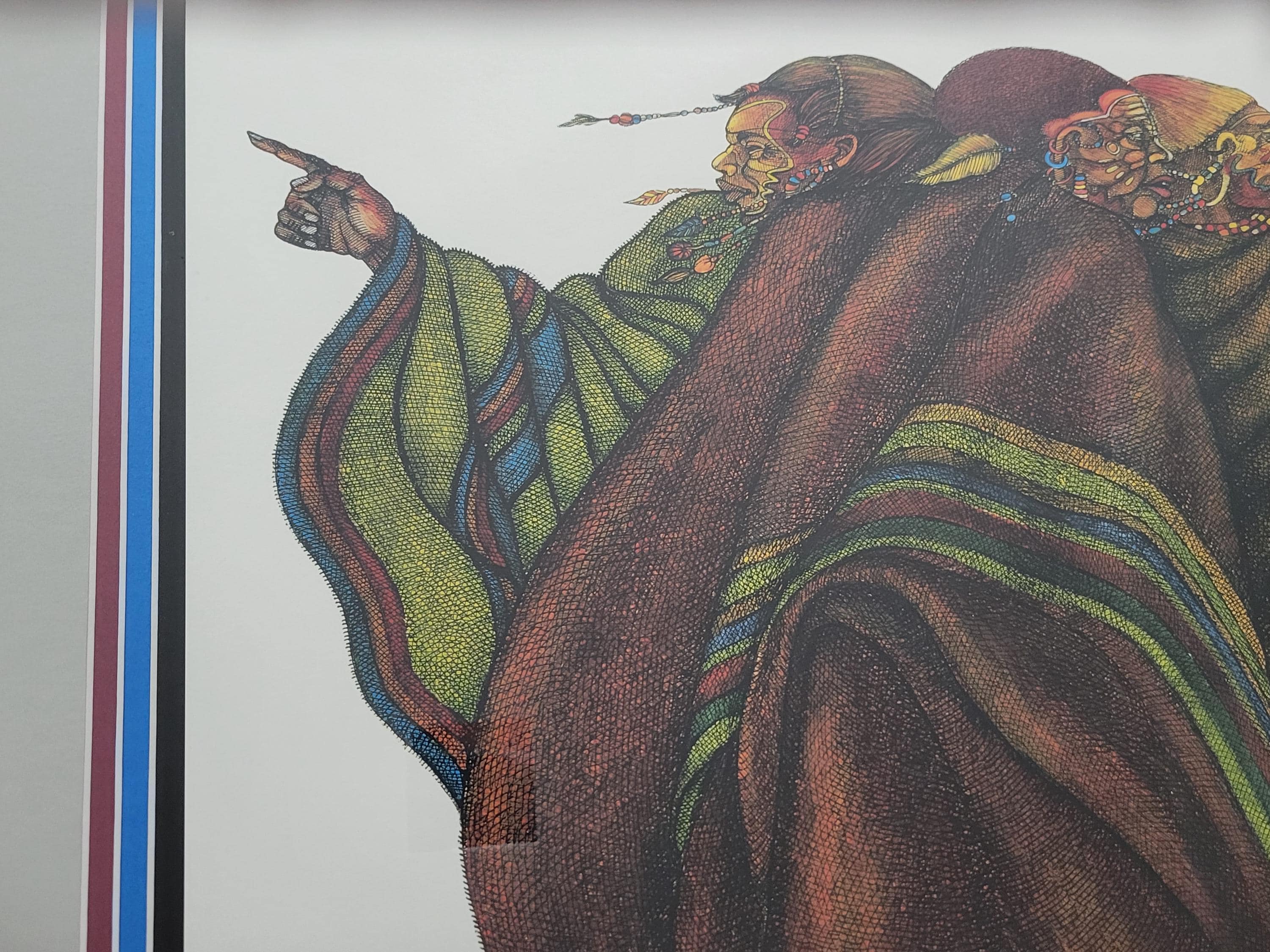 Charles Bibbs Offset Lithograph Print - Artist Sign & Greeting # ...