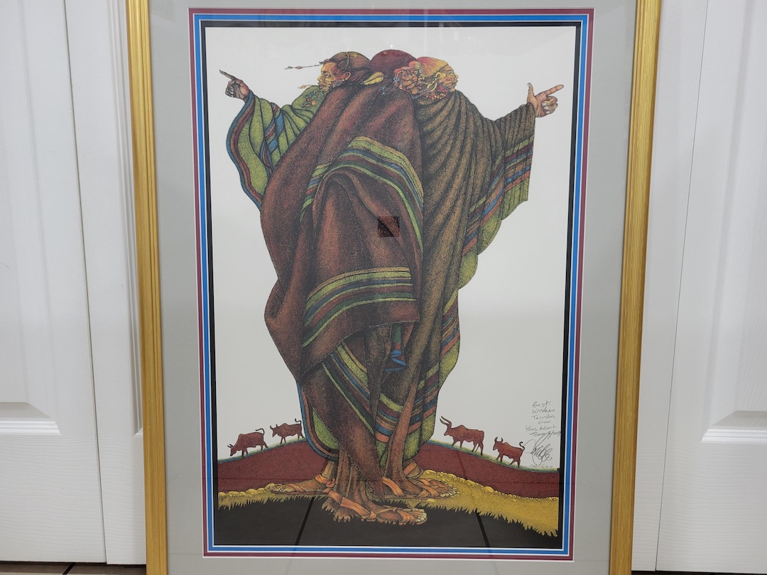 Charles Bibbs Offset Lithograph Print - Artist Sign & Greeting # ...