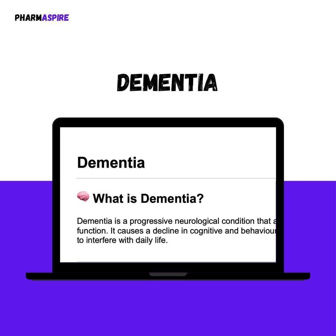 Dementia - Pharmacy Clinical Notes - Etsy