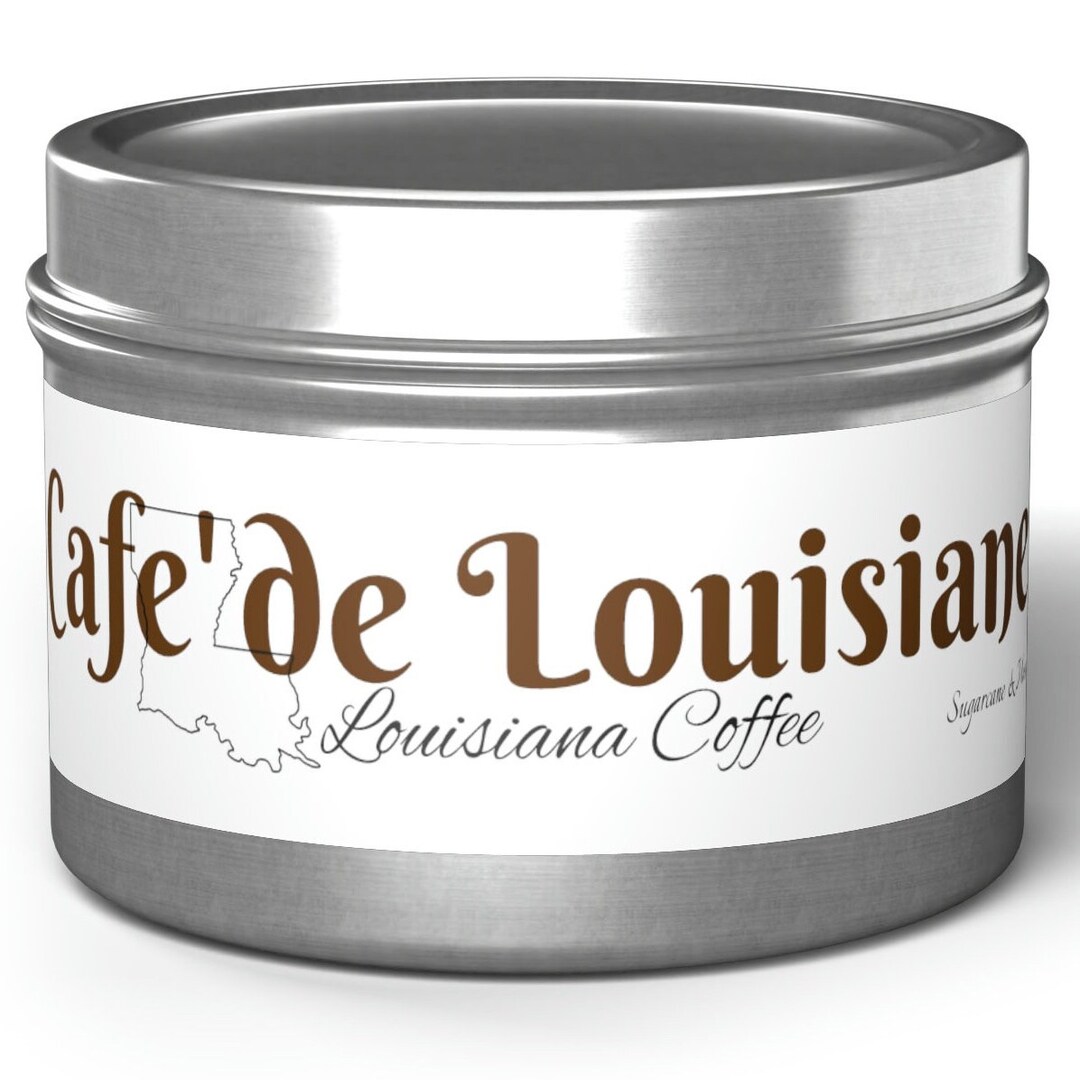 Cafe' De Louisiane louisiana Coffee Tin Candle - Etsy