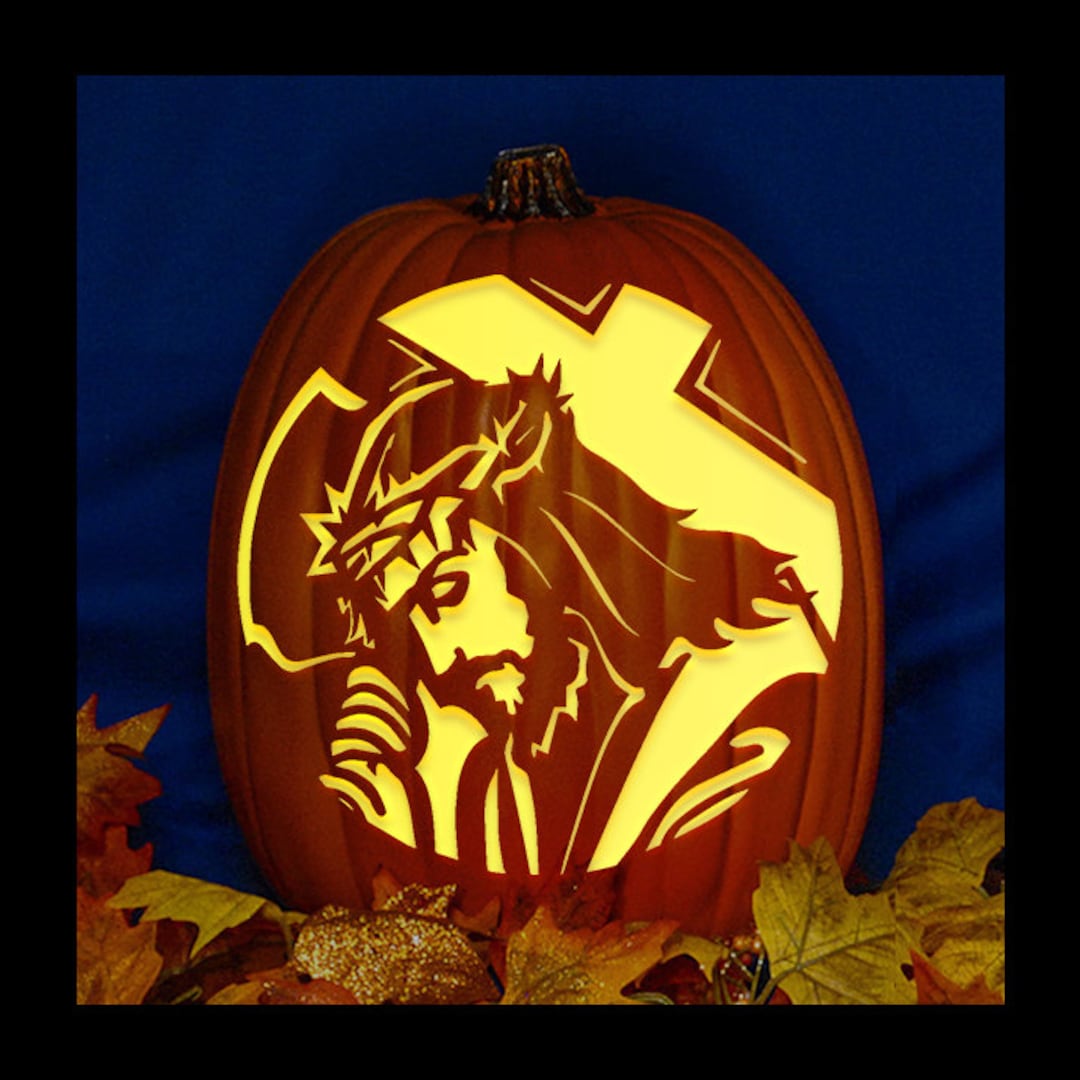 Jesus Christ 03 - Carved Foam Pumpkin - Etsy