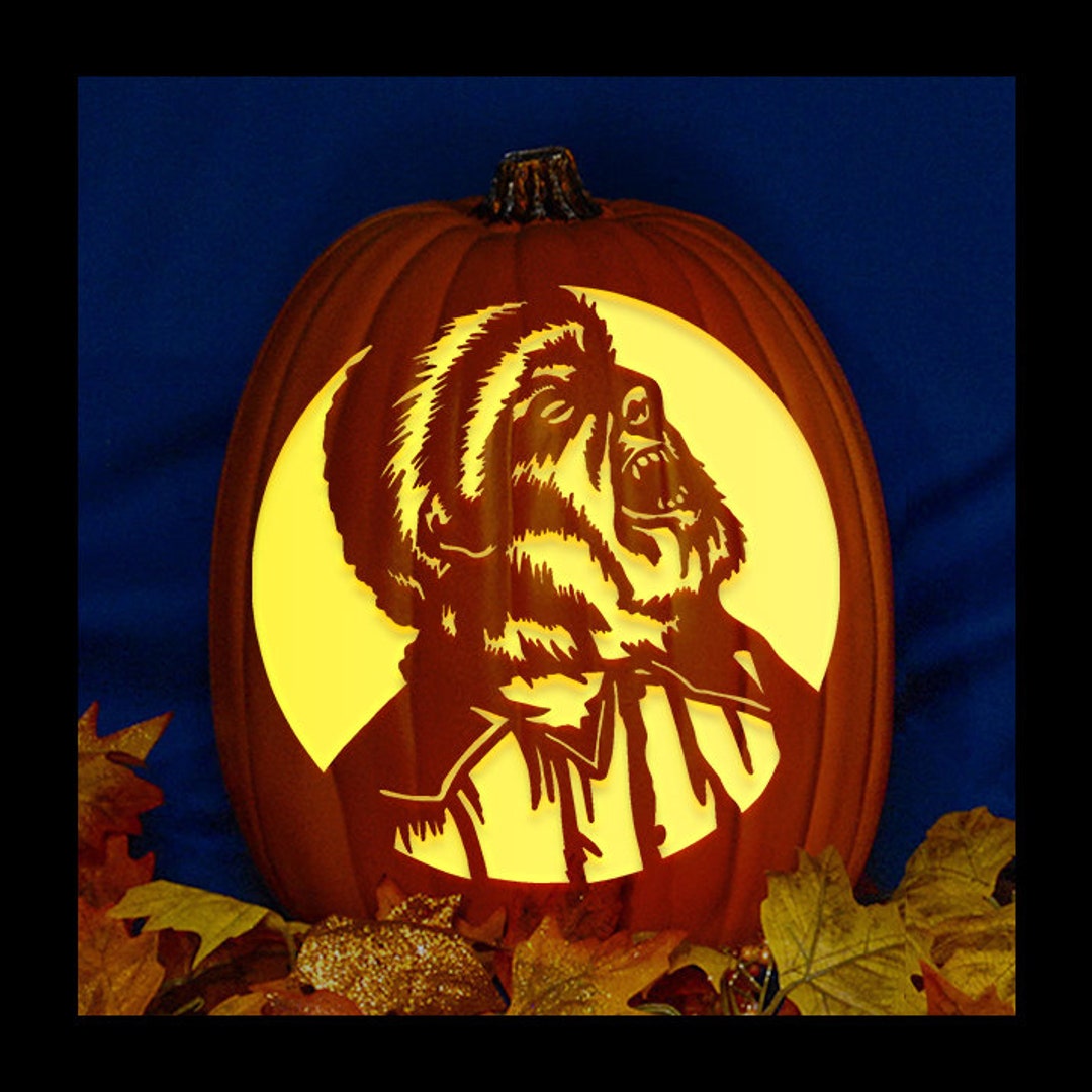 Wolfman 01 - Carved Foam Pumpkin - Etsy
