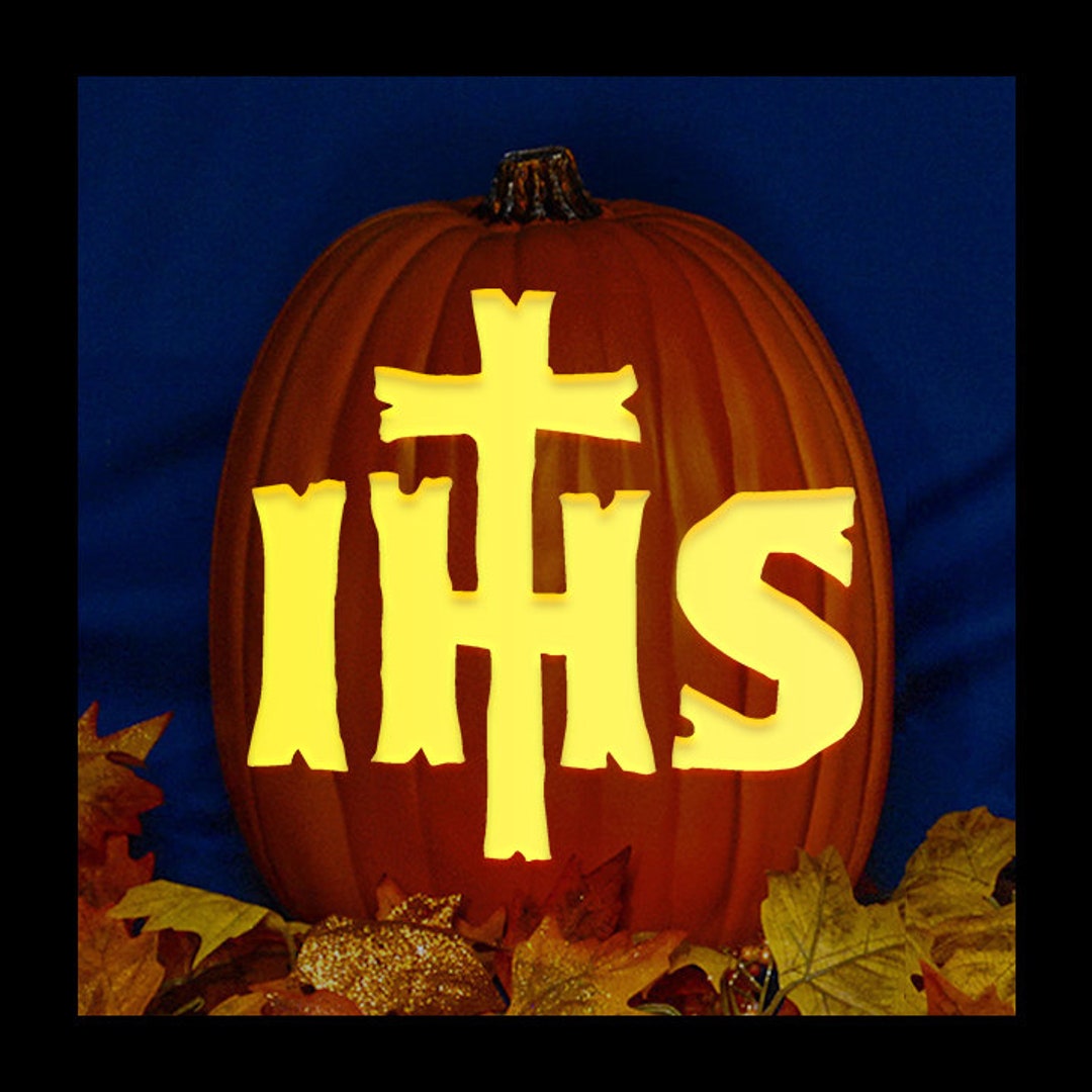 Jesus Symbol - Carved Foam Pumpkin - Etsy