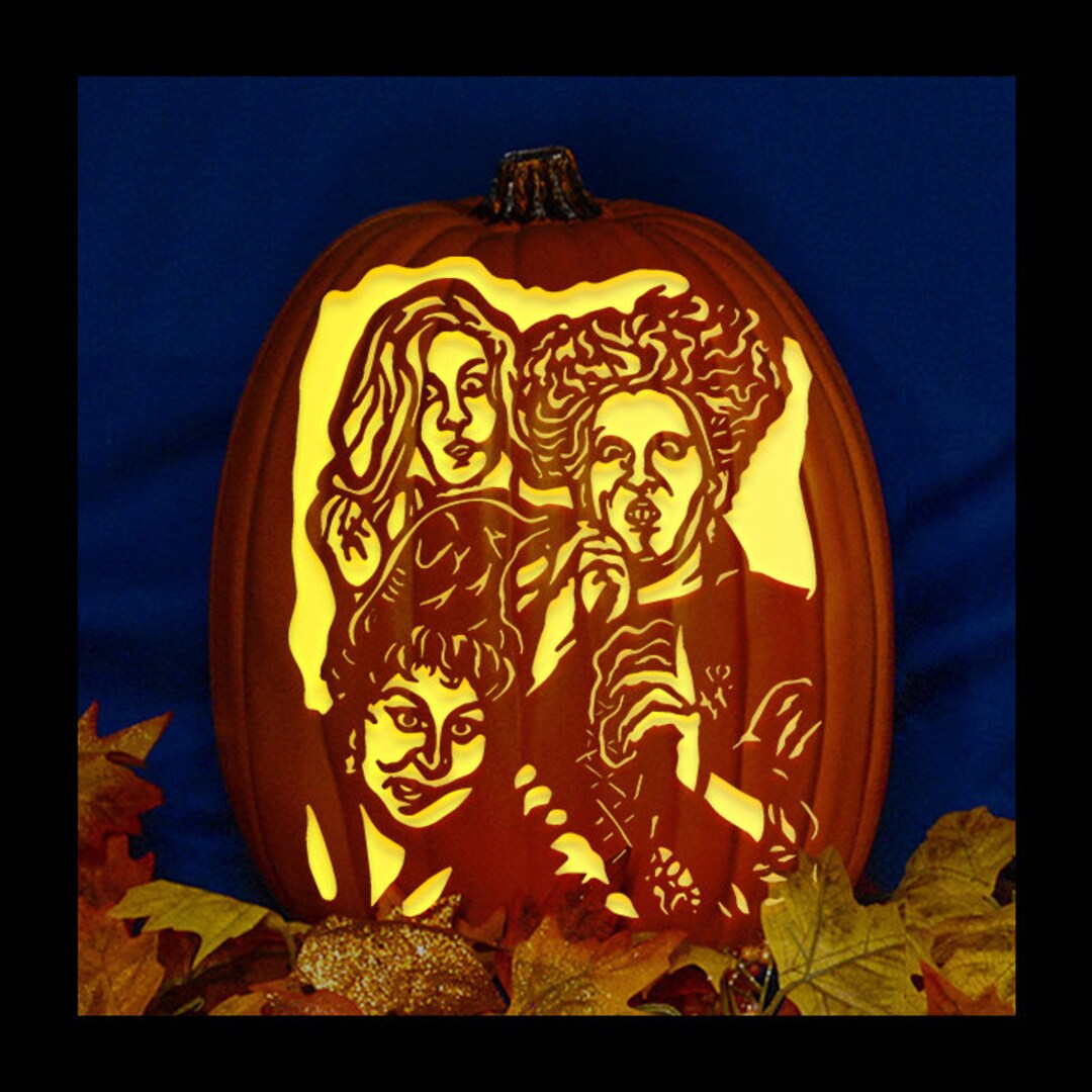 Hocus Pocus 04 - Carved Foam Pumpkin - Etsy