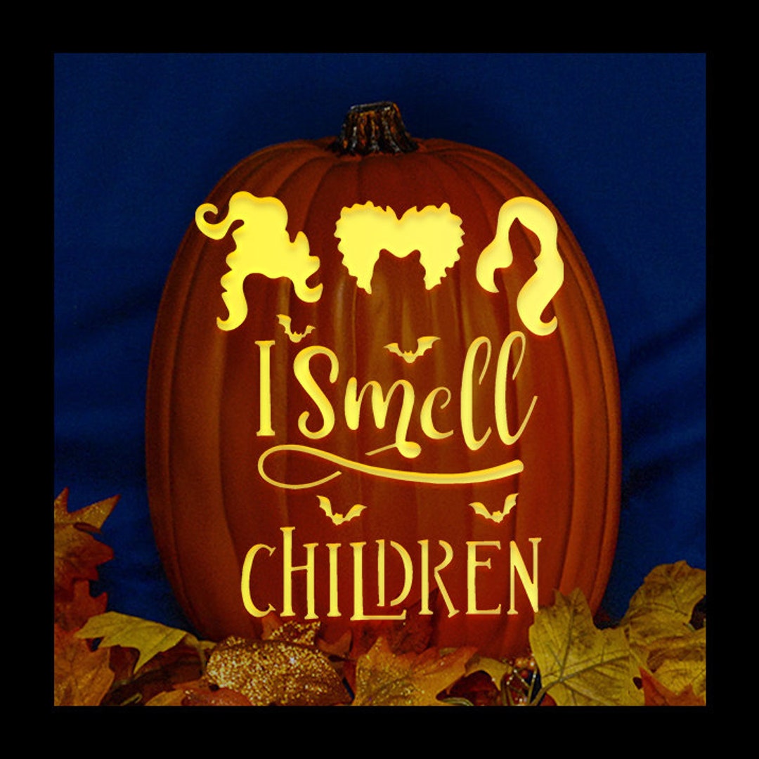 I Smell Children 02 - Carved Foam Pumpkin - Etsy