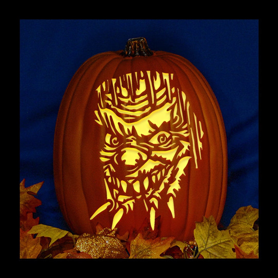 Demon Tear Out - Carved Foam Pumpkin - Etsy
