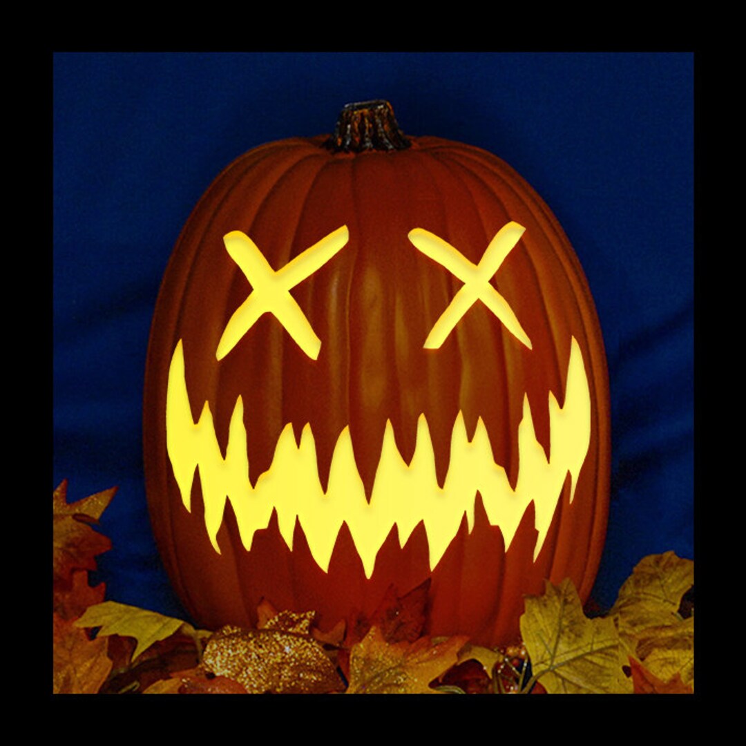 Pumpkin X - Carved Foam Pumpkin - Etsy