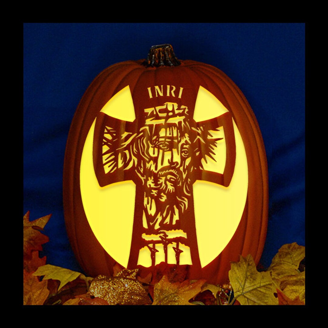 Jesus Christ Crosses - Carved Foam Pumpkin - Etsy
