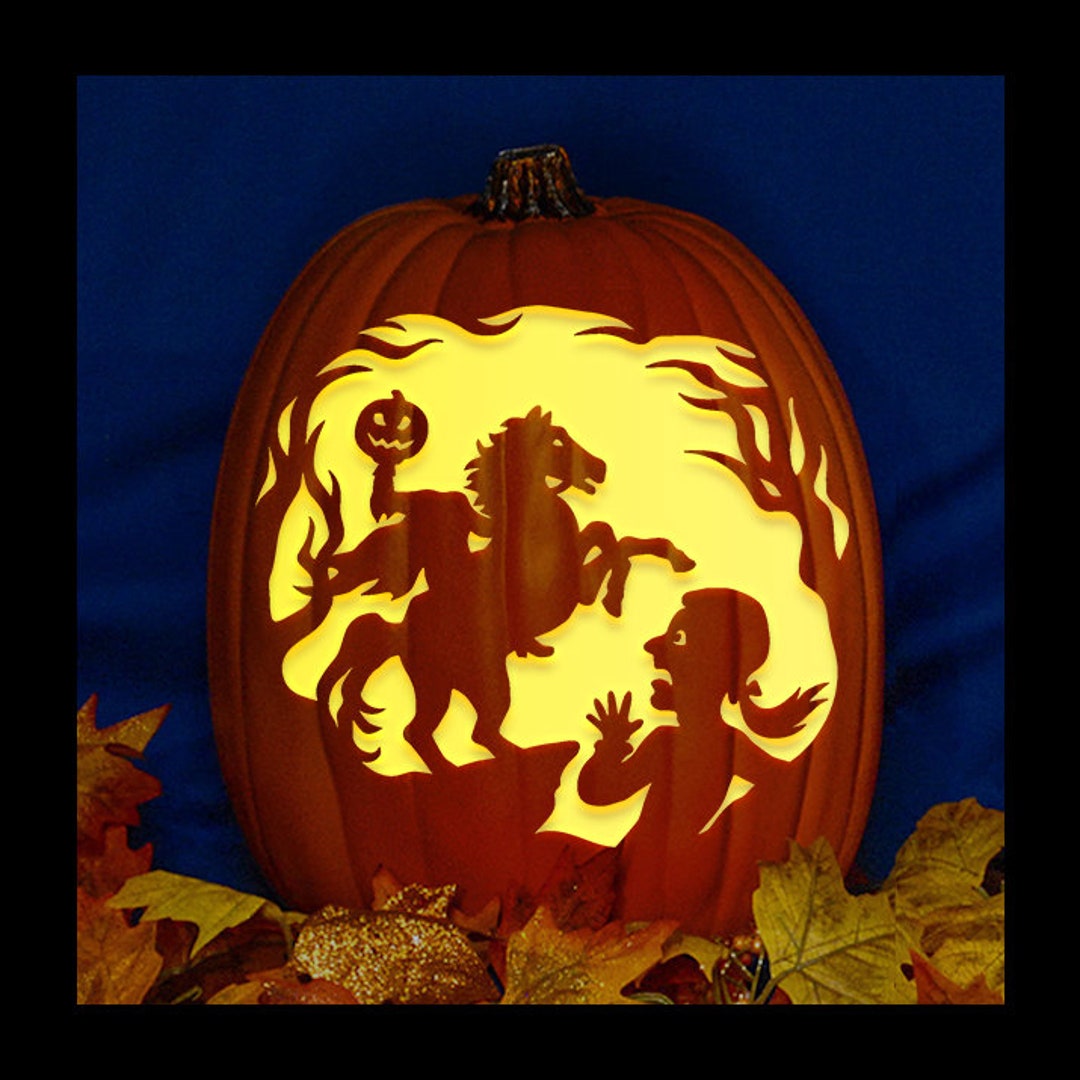 Sleepy Hollow - Carved Foam Pumpkin - Etsy