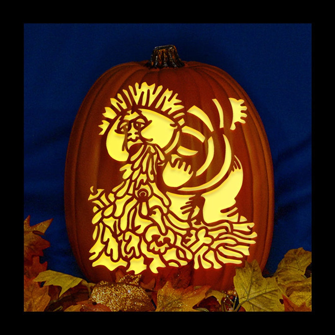 Garbage Pail Kids Luke Puke - Carved Foam Pumpkin - Etsy