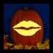 Hot Lips Carved Foam Pumpkin - Etsy