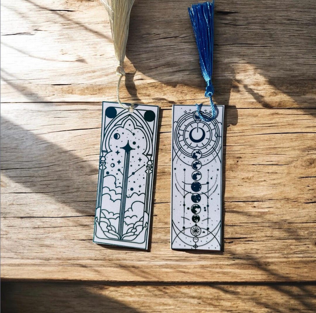 Cosmic Celestial Bookmark - Galaxies & Stars, Heavenly Celestial ...