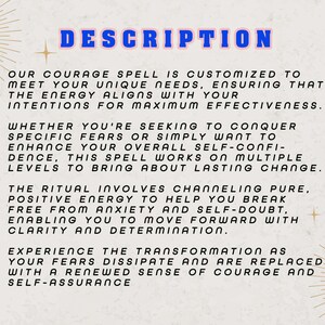 Courage Spell, Fearless Spell for Confidence Boost, Overcome Anxiety ...