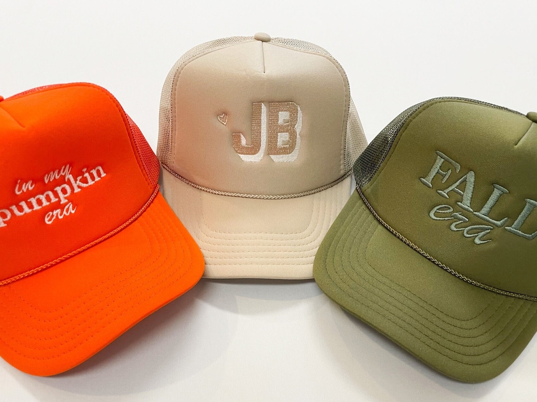 Personalized Embroidered Foam Trucker Hat Completely Customizable Adult And Youth Sizes Etsy