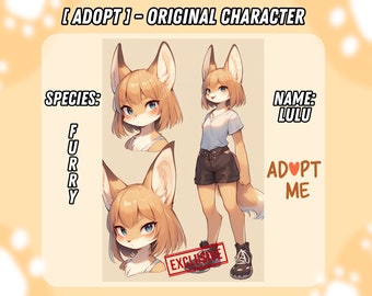 Furry OC Adopt | Instant Download | Exclusive Original Character ...