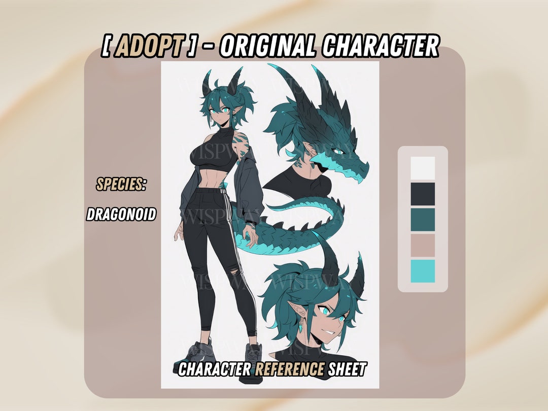Dragonoid Character Adopt Original Character Fantasy Character ...