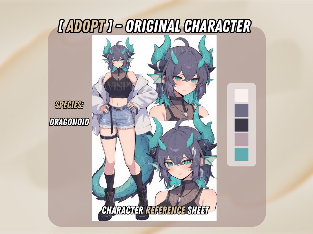 Dragonoid Character Adopt | Original Character | Fantasy Character ...