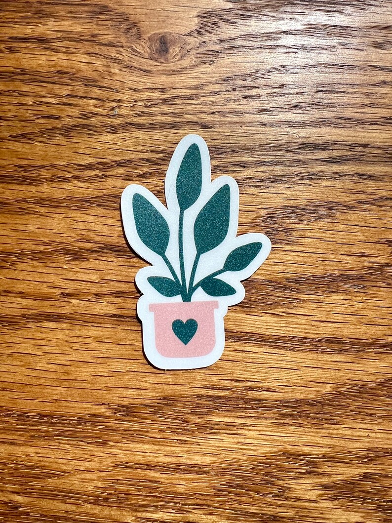 Funny Plant Stickers | Cute Plant Stickers - Etsy