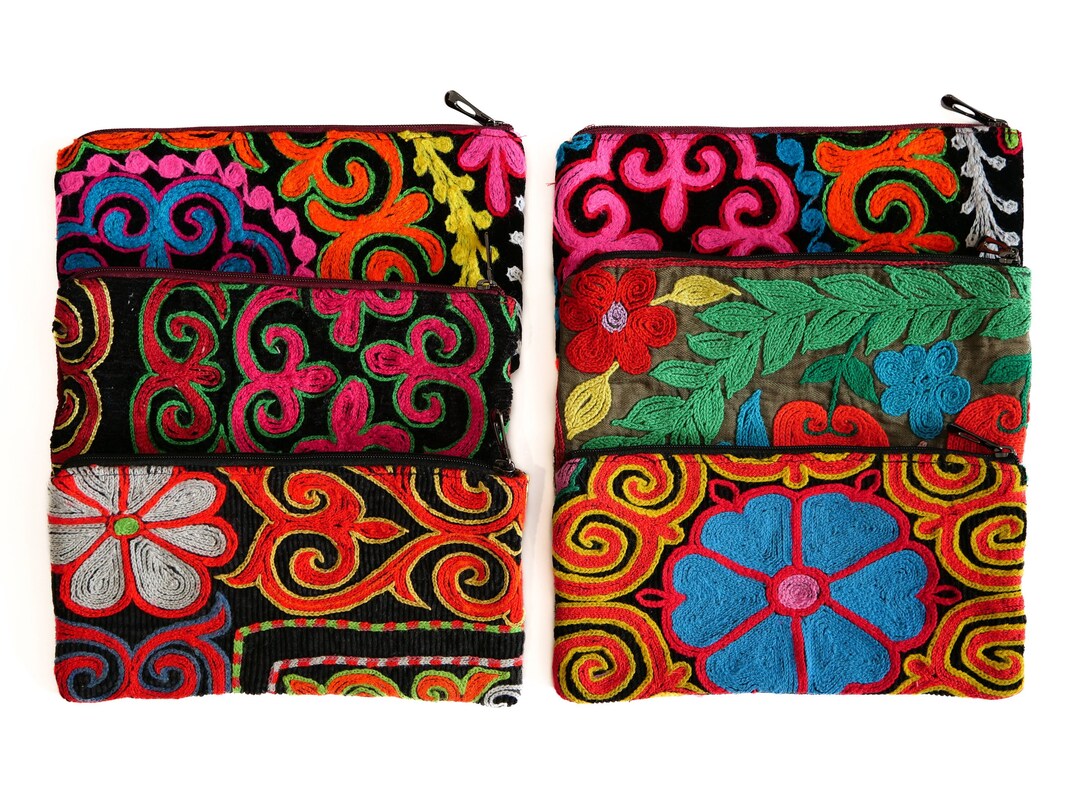 Handmade Purse/pouch, Upcycled From Vintage Tapestry, Embroidered ...