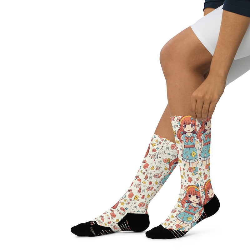 Anime Girl Socks - Etsy