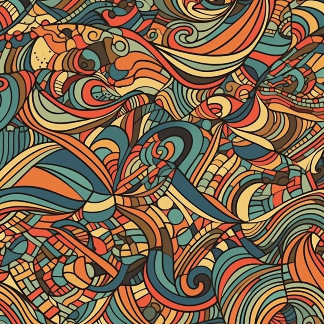 Abstract Shape Art Pattern Digital Download - Etsy Canada