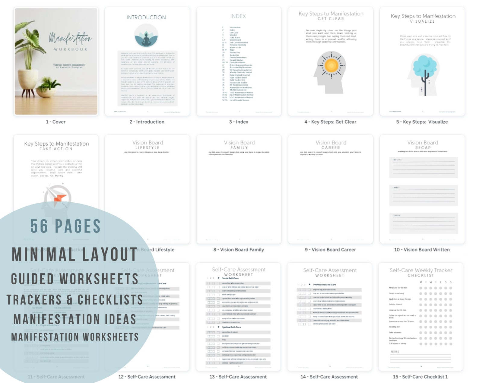 Digital Manifestation Journal | Power of Positivity | Self Discovery ...