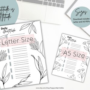 Daily Gratitude Worksheet and Coloring Page Mindfulness Worksheet ...