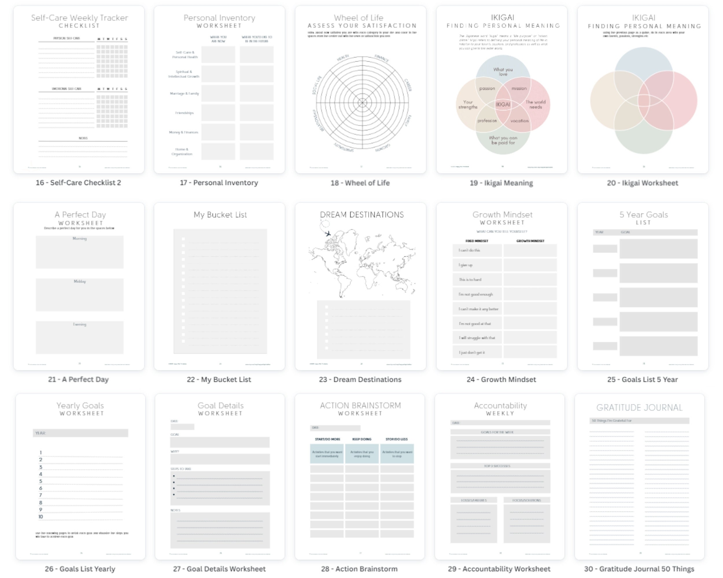 Digital Manifestation Journal | Power of Positivity | Self Discovery ...