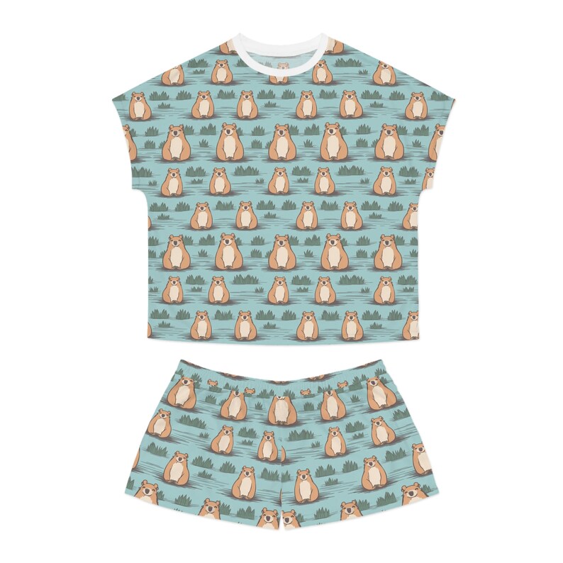 Capybara Pajama Set Cute Capybara Capybara Pajamas - Etsy